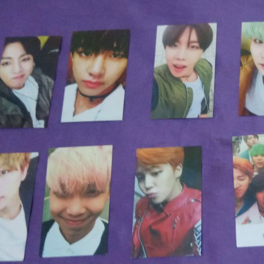 Cartão Com Autógrafo E Foto Dos Integrantes Do BTS. Jin - Kim Seokjin ...