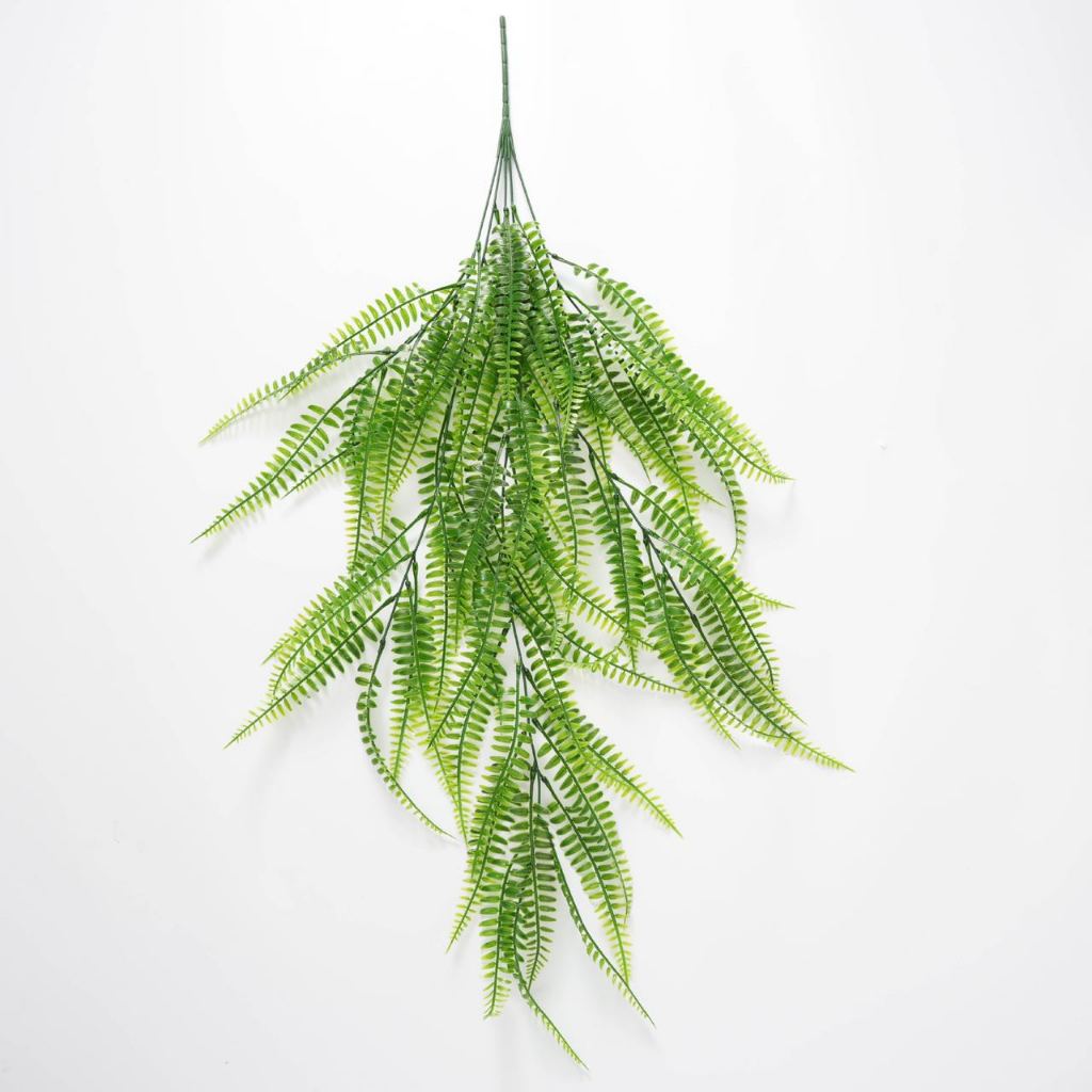 Planta Pendurada 80cm de Samambaia Artificial, Folhagem Verde Claro ...