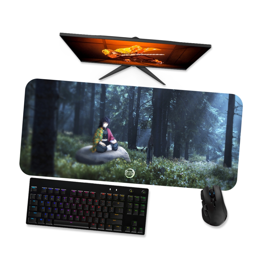 Mouse pad Giyu Tomioka 1 Demon Slayer Anime - Mousepad Gamer 90x40 ...