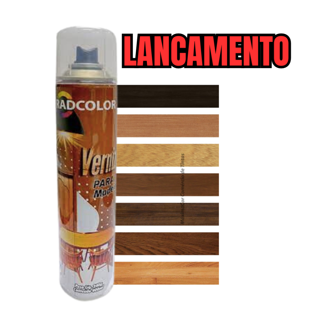 Spray Verniz Madeira Imbuia Cedro Cerejeira Mogno Natural 400ml ...