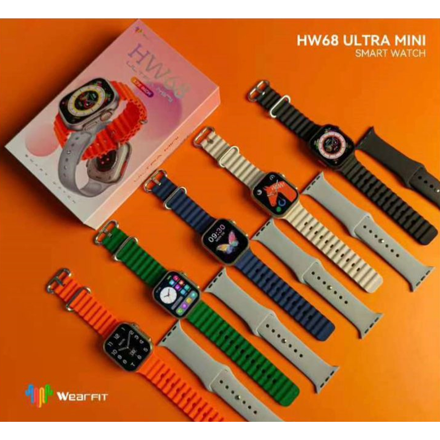 Relógio HW68 Ultra MINI / W68 Ultra AMOLED / HW68 Ultra Smart Watch 1GB ...