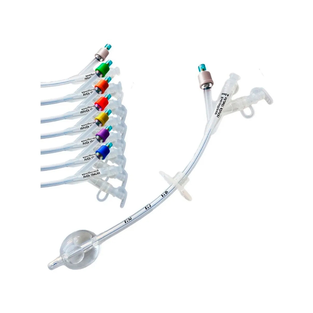 Sonda de Gastrostomia 100% Silicone 14Fr 3 vias c/ Balão 5ml | Shopee ...