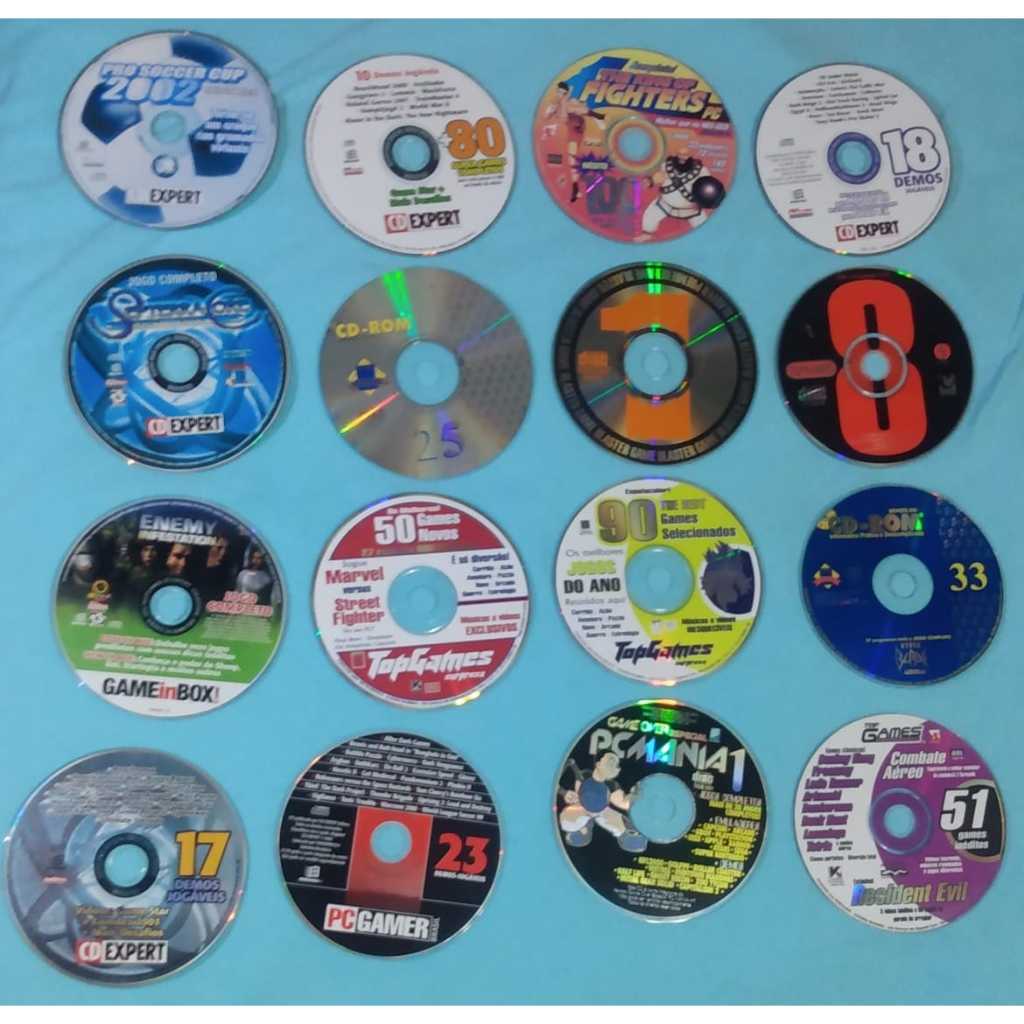 CD's de Jogos Antigos de Computador | Shopee Brasil