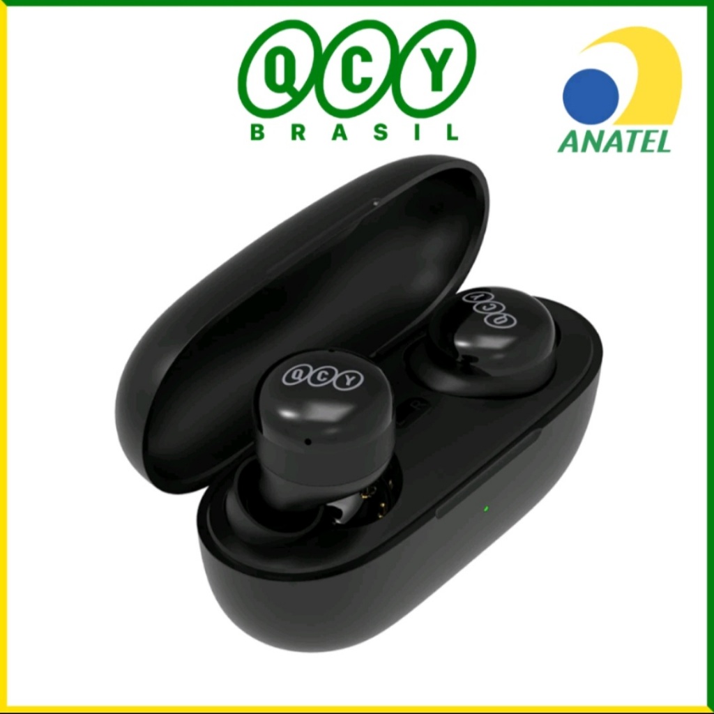 Fone de Ouvido QCY T17 Bluetooth 5.1 Modo Game e Cancelamento de Ruido (LACRADO) | Shopee Brasil