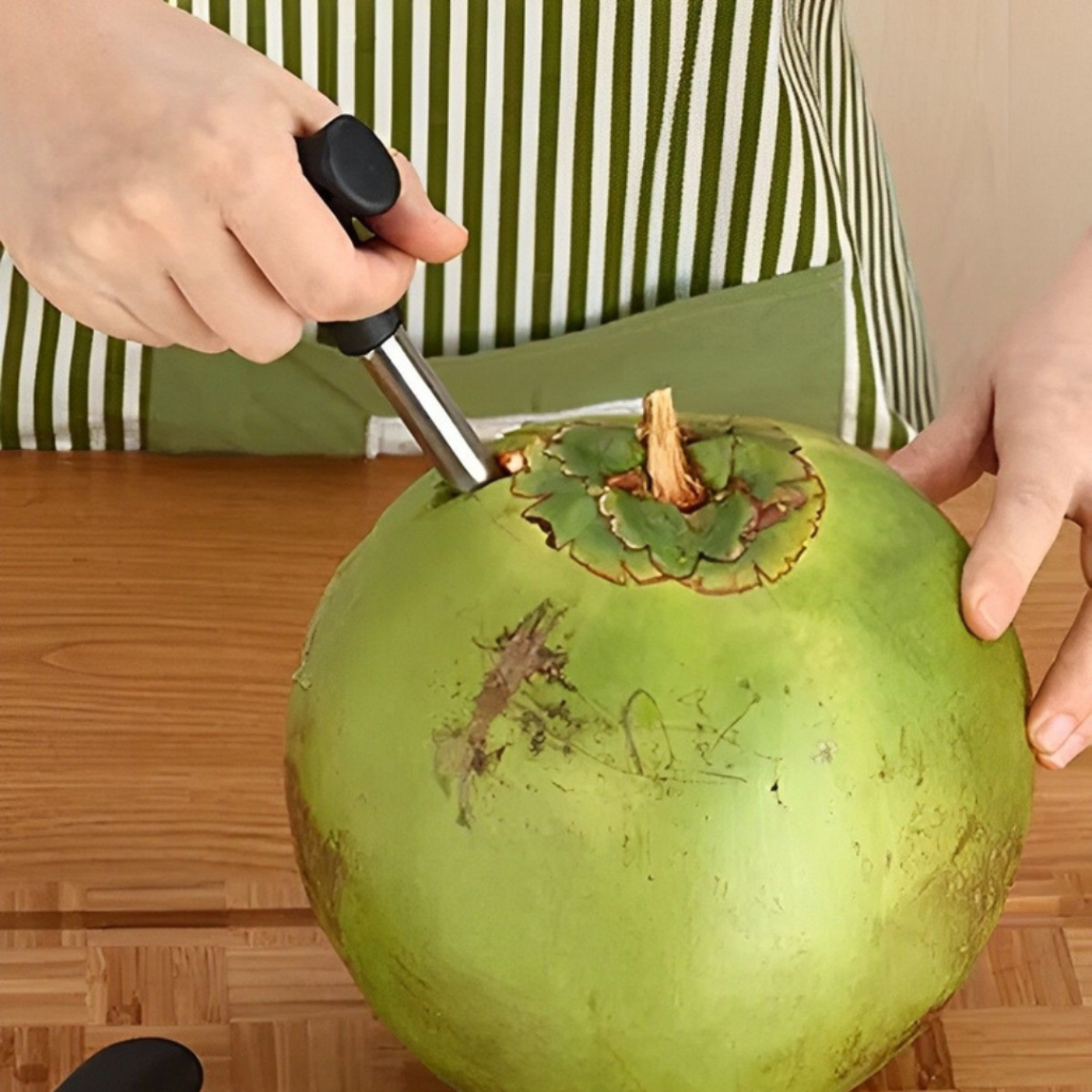 Abridor de Coco Furador de Coco Verde Inox MIMI | Shopee Brasil