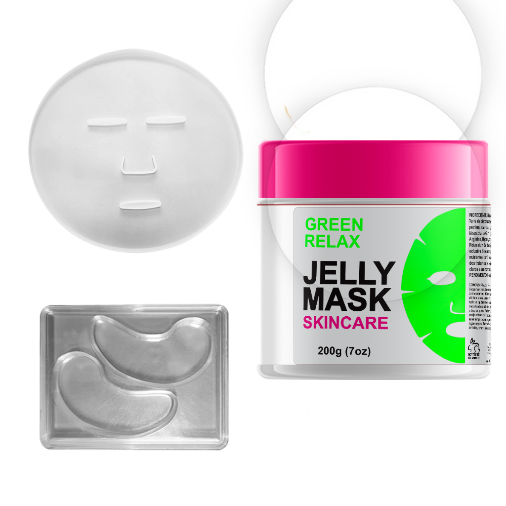 Kit para preparo jelly mask rosto-corpo e olhos | Shopee Brasil