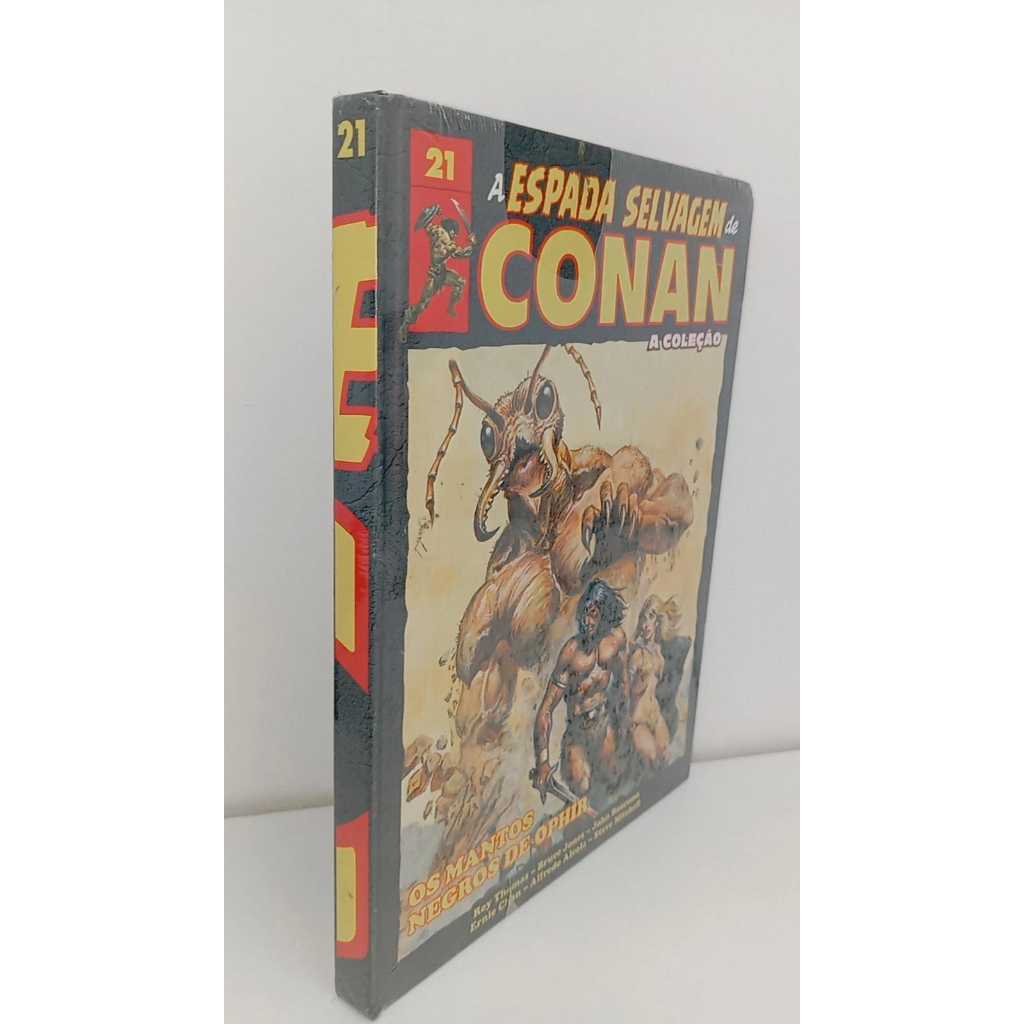 A ESPADA SELVAGEM DE CONAN - OS MANTOS NEGROS DE OPHIR | Shopee Brasil