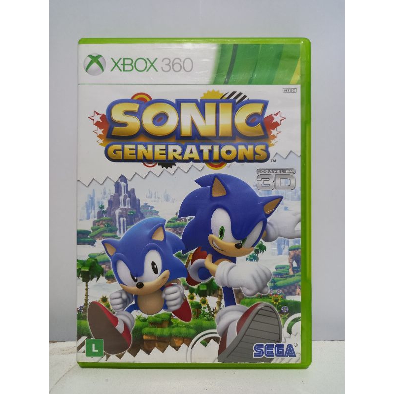 Sonic generations XBOX 360 original MÍDIA FÍSICA | Shopee Brasil