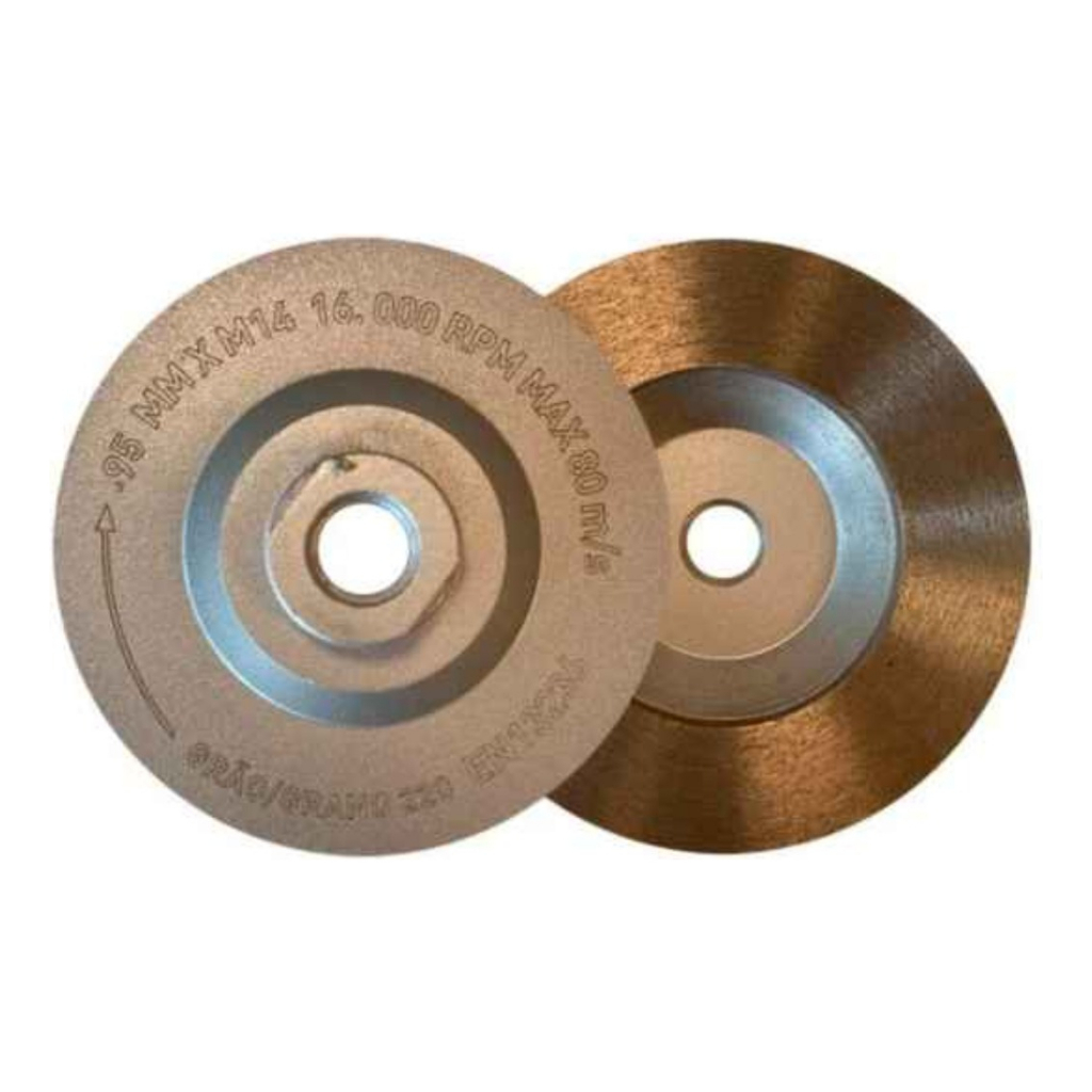 Disco Desbaste Diamantado Liso 95mm G220 Granito Porcelanato | Shopee ...