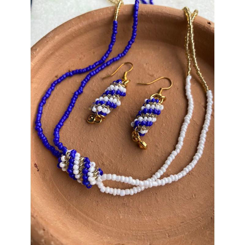 Conjunto Brinco + Colar Ogum | Umbanda Candomblé Macumba Axé | Shopee ...