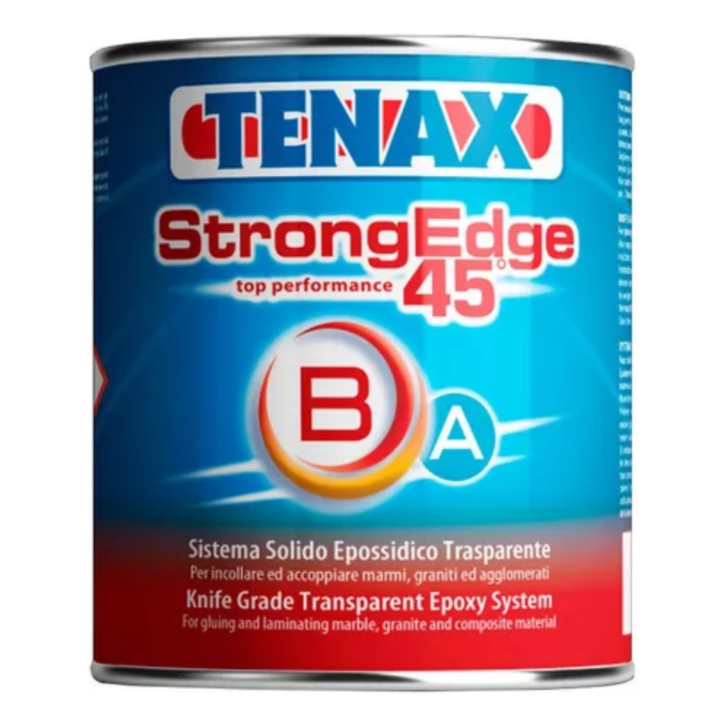 Strong Edge 45 Graus Parte B Tenax 1kg Quartzo Porcelanato | Shopee Brasil