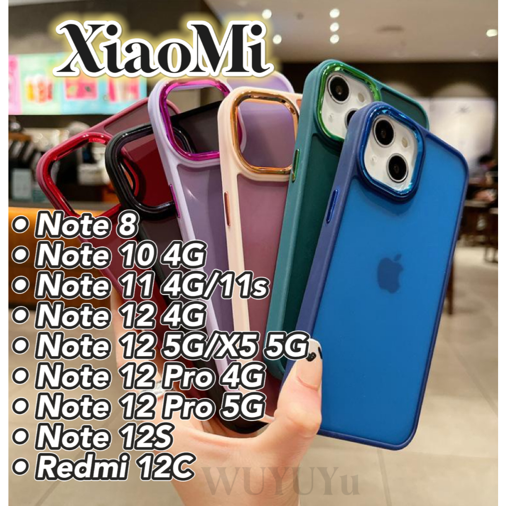 Capa Capinha Space Acrilica Colorida Fosca Para XiaoMi Redmi NOTE 8/NOTE 10 4G/NOTE 114G/NOTE 12 ...