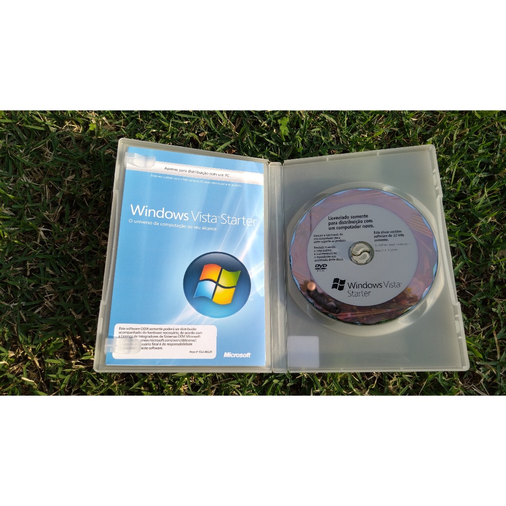 Microsoft Windows Vista Starter original | Shopee Brasil