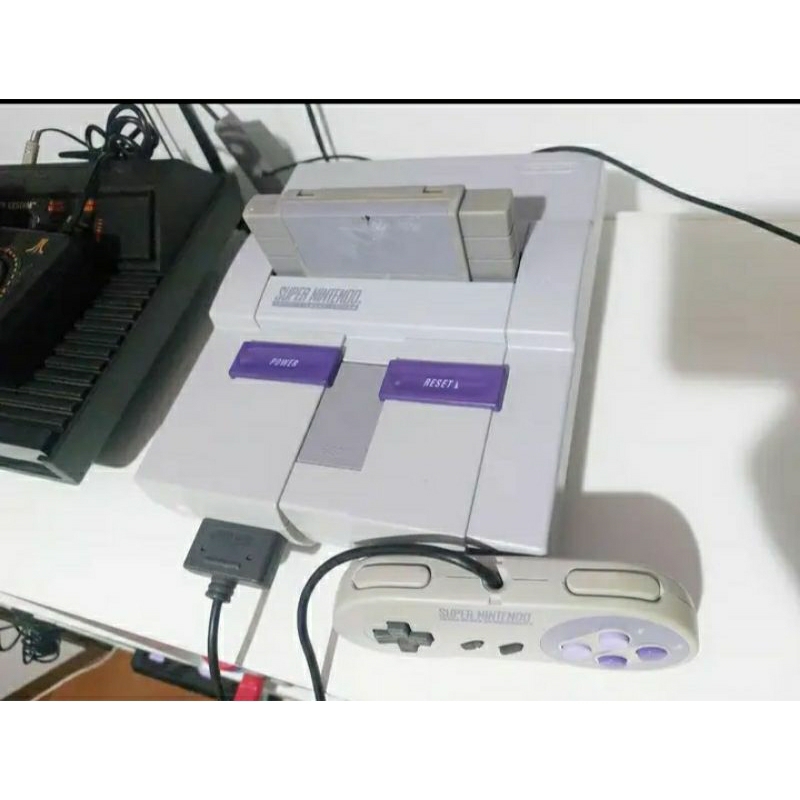 SUPER NINTENDO ORIGINAL CONSOLE | Shopee Brasil