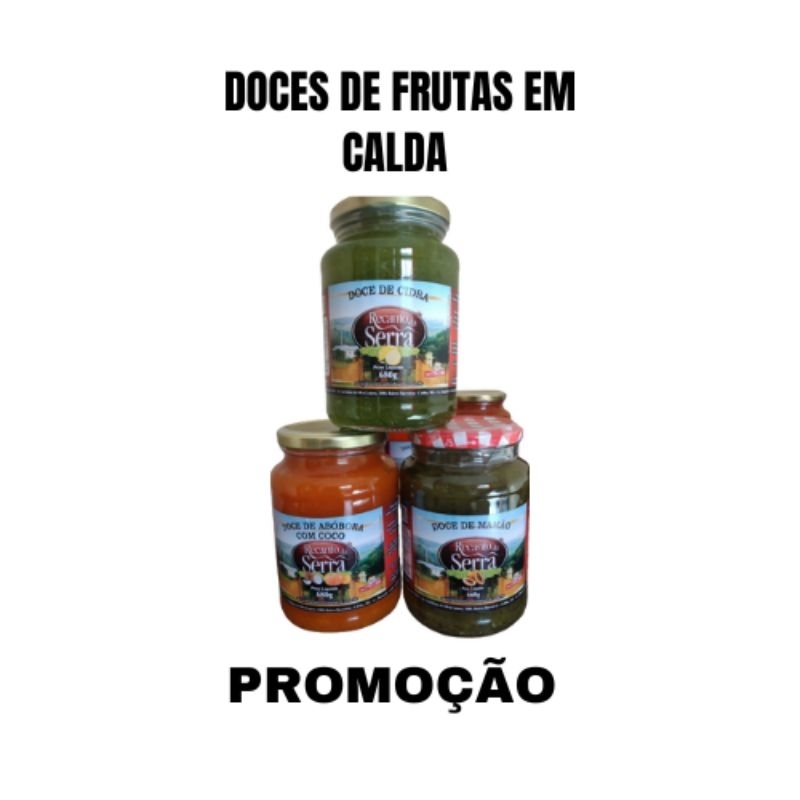 kit 12 doce de frutas em Calda 660GR vários Sabores | Shopee Brasil