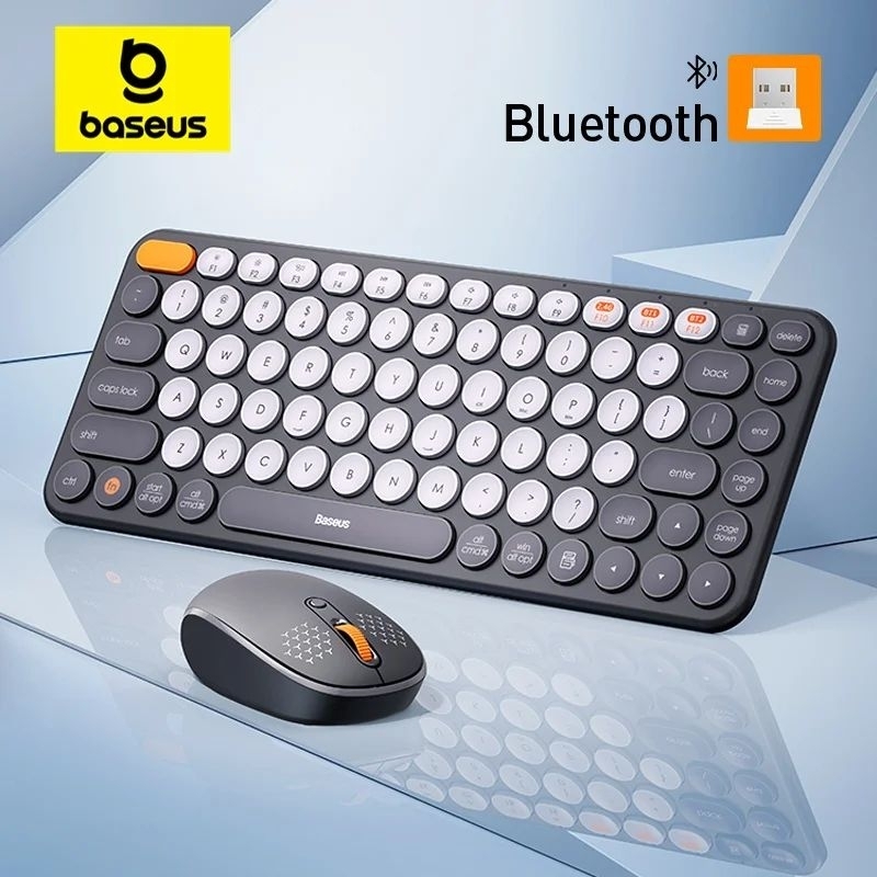 Kit Teclado Baseus Slim K01a + Mouse Baseus F01b Sem Fio 2.4ghz ...
