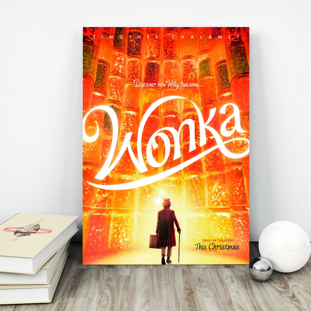 Quadro Placas Decorativas Wonka | Shopee Brasil