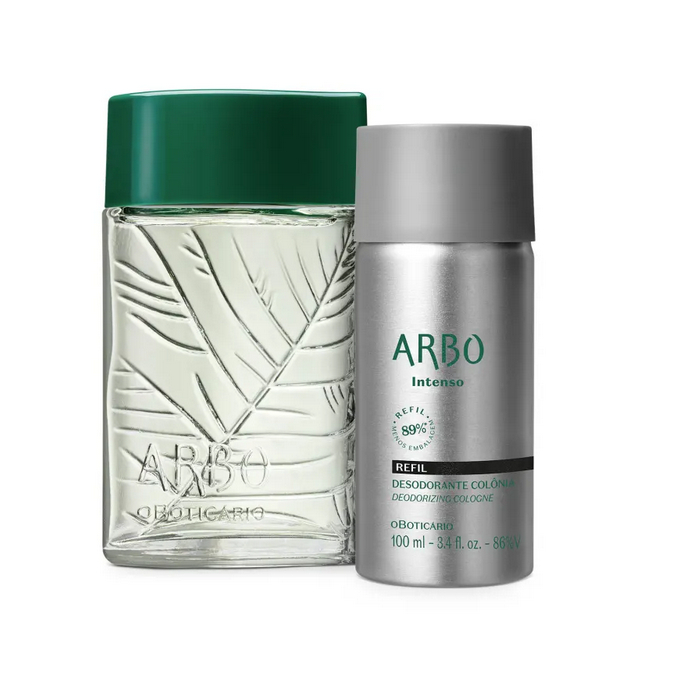 Combo Arbo Intenso: Colônia 100ml + Refil Colônia 100ml O BOTICÁRIO ...