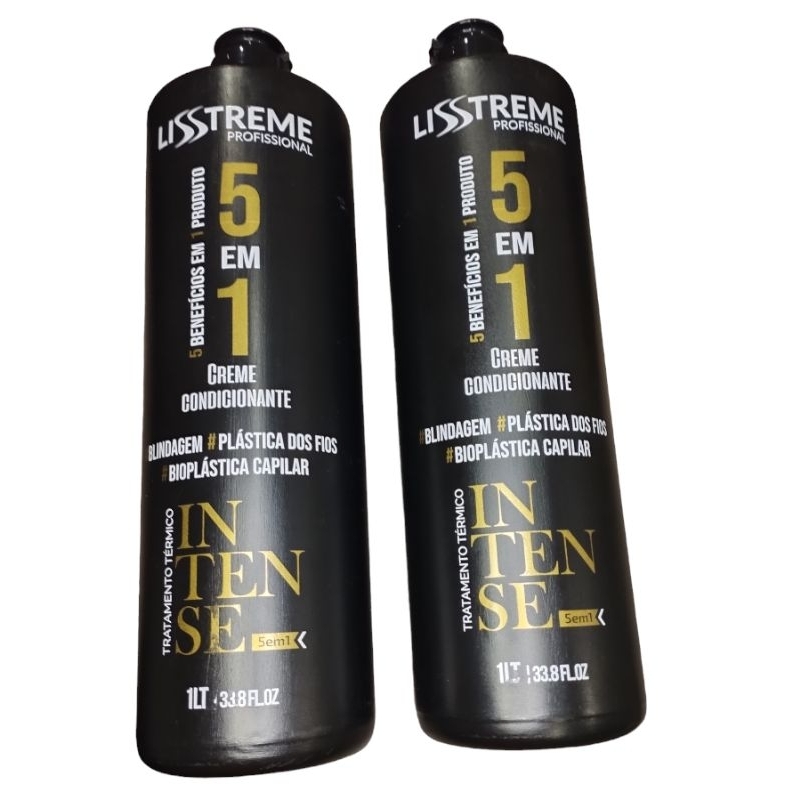 Kit 2 Progressivas Semi Definitiva 5em1 lisstreme profissional 5 ...