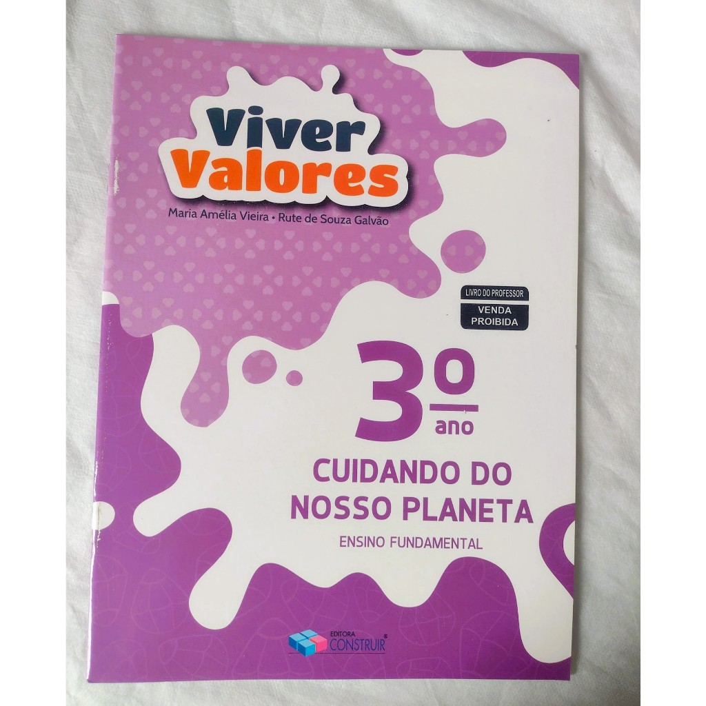 viver valores livro do professor cuidando do nosso planeta 3º ano ...