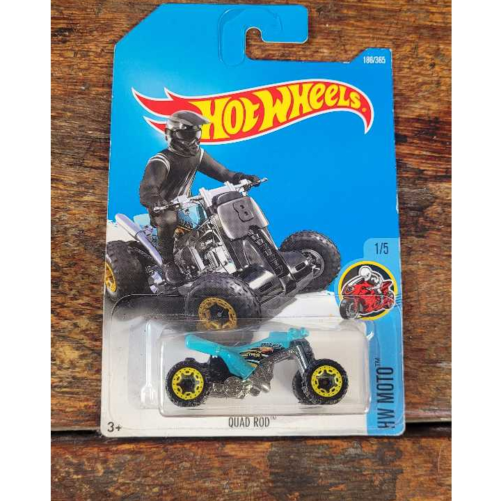 Hot Wheels - Quad Rod Azul - HW Moto 2017 (Lacrado*) - Mainline 1:64 ...