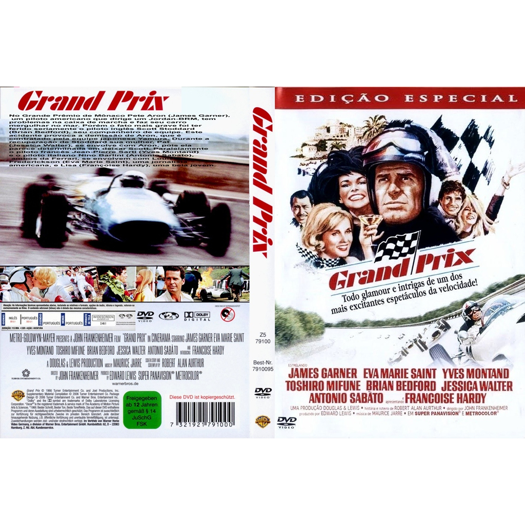 Grand Prix F1 1966 James Garner Yves Montand DUBLADO E LEGENDADO ...