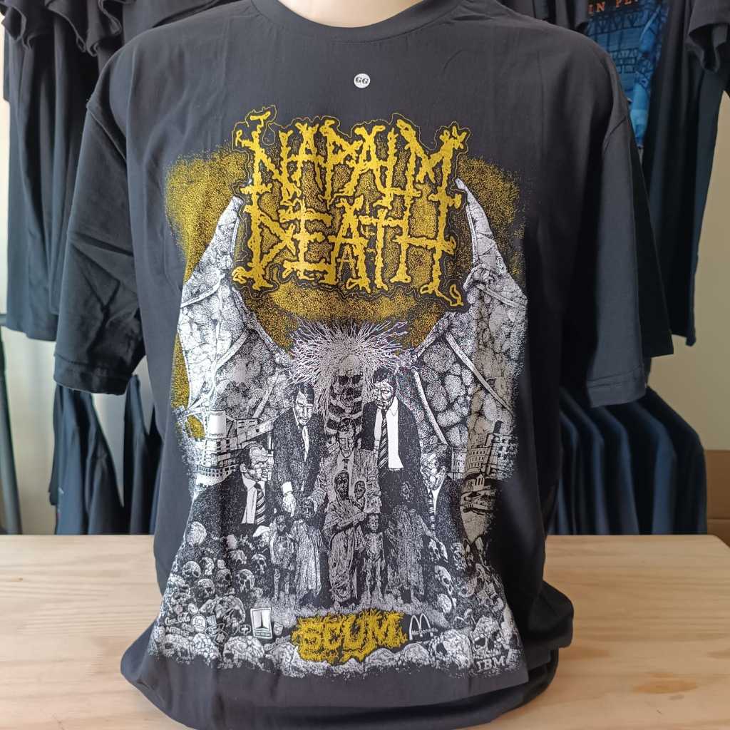 Camiseta Napalm Death Scum | Shopee Brasil