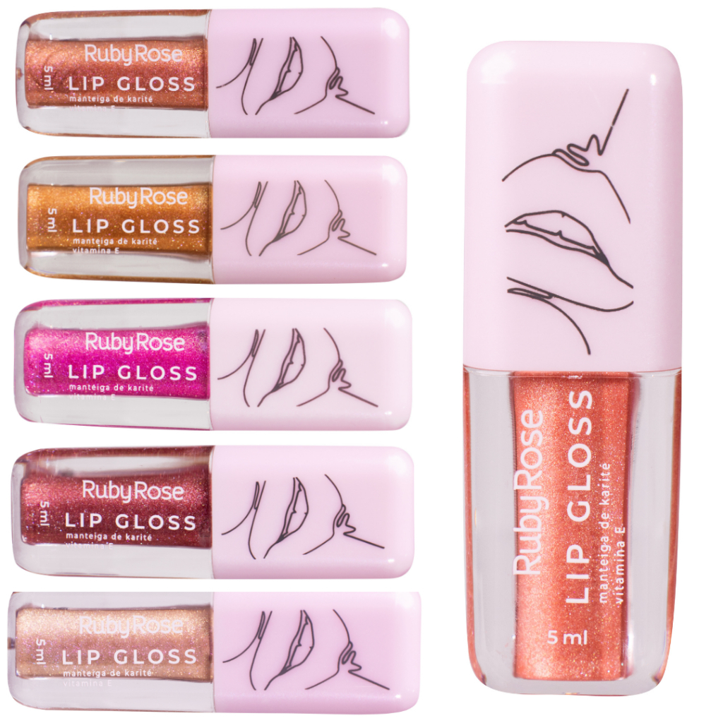 LIP GLOSS RUBY ROSE 5ML | Shopee Brasil