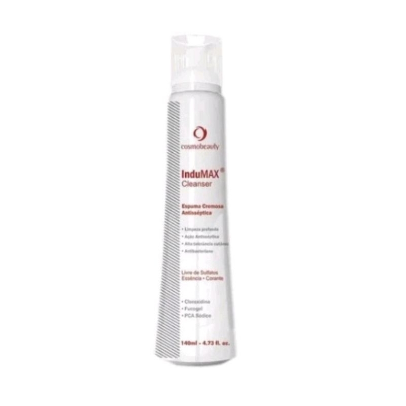 Indumax Cleanser Espuma Cremosa Antisséptica 140 ml - Cosmobeauty | Shopee Brasil