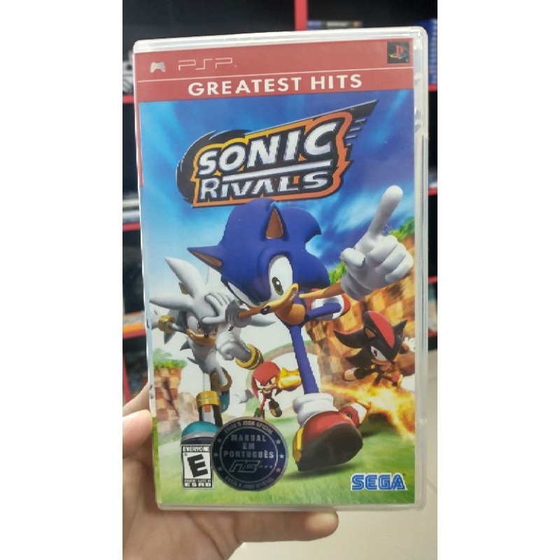 Sonic rivals PSP ORIGINAL COMPLETO | Shopee Brasil
