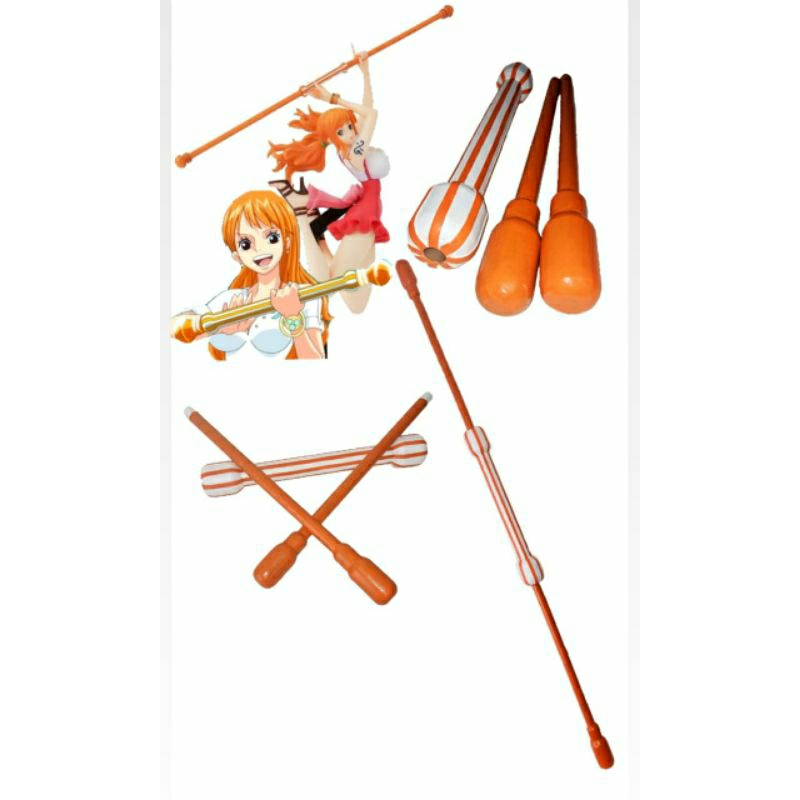 Cosplay Nami One Piece Bastão Clima Tact de Encaixe | Shopee Brasil