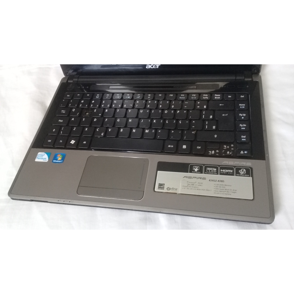 Notebook Acer Aspire 4745...Leia o AnuNcio. | Shopee Brasil