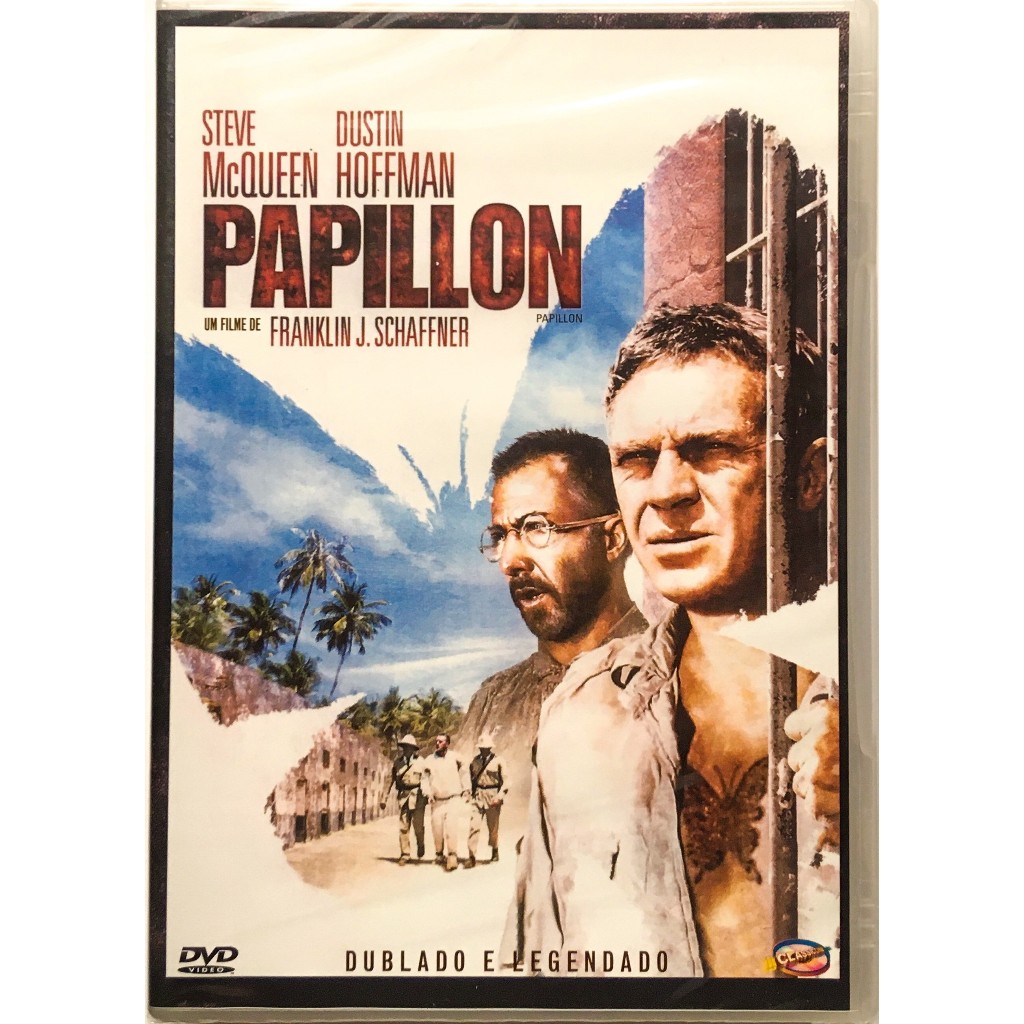 DVD Papillon - Steve McQueen Dustin Hoffman - original novo lacrado | Shopee Brasil