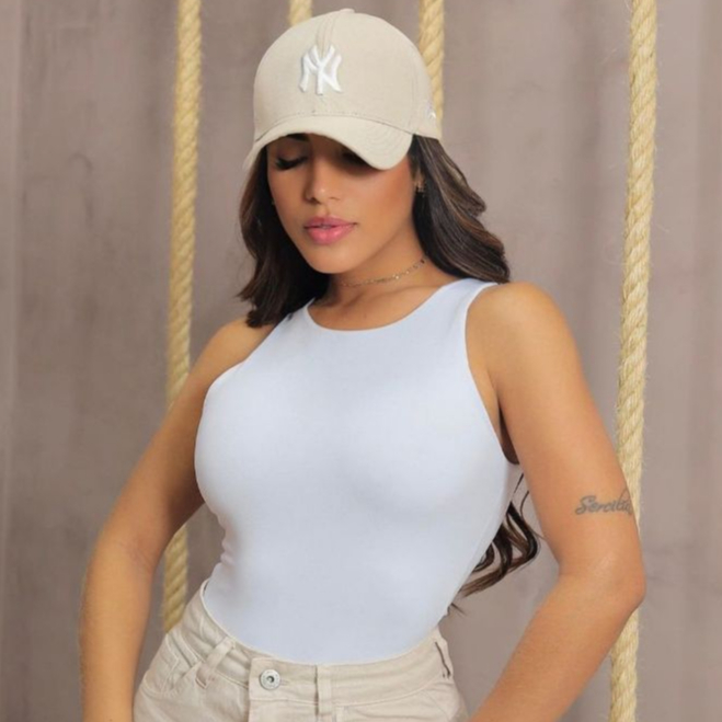 Body Feminino Regata Suplex Básico Premium Bory | Shopee Brasil