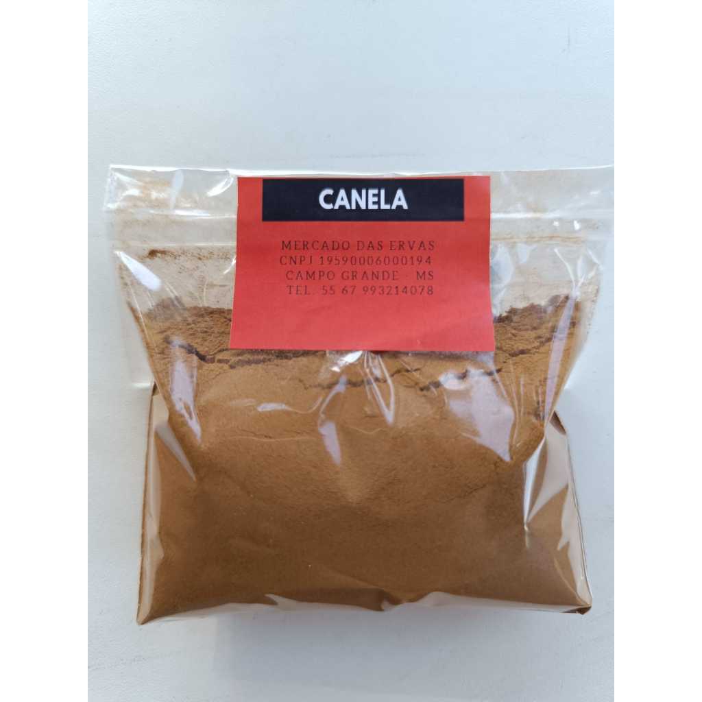 CANELA EM PÓ 50G PURA 100% SABOR E CHEIRO INCRIVEL | Shopee Brasil