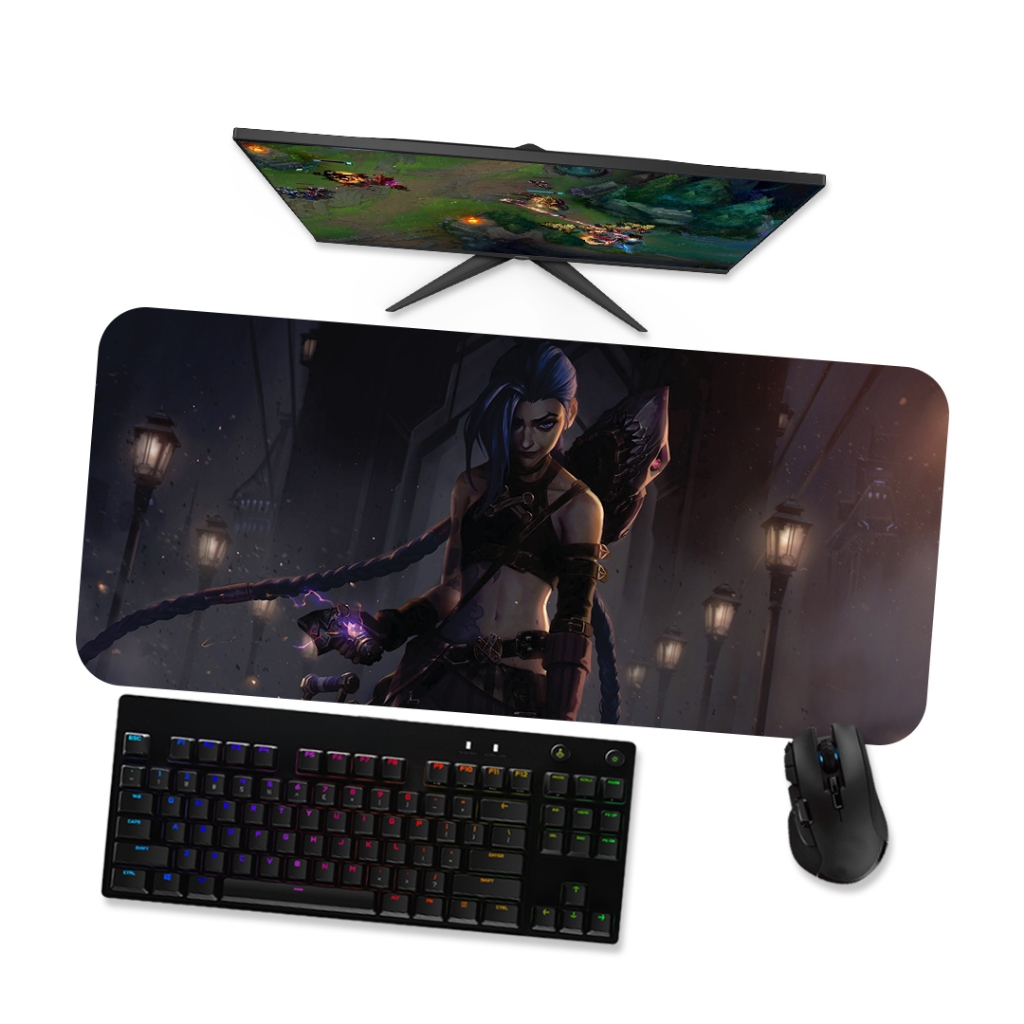 Mouse pad Gamer Grande Mousepad 90x40 80x40 60x40 70x30 - Lol Arcane ...