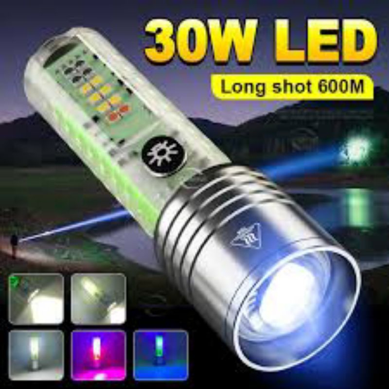 520A Lanterna Super Forte 30w Leitor de Cédulas com Imã | Shopee Brasil
