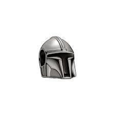 Berloque Charm Capacete Mandalorian Star Wars em Prata 925 | Shopee Brasil