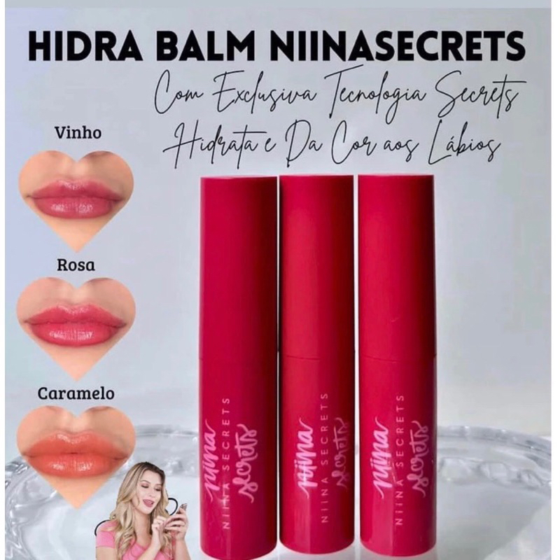 Hidra Balm Niina Secrets Eudora- 3,2g | Shopee Brasil