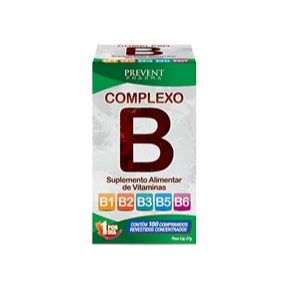 COMPLEXO B 100CPR PREVENT PHARMA - VITAMINAS DO COMPLEXO B | Shopee Brasil
