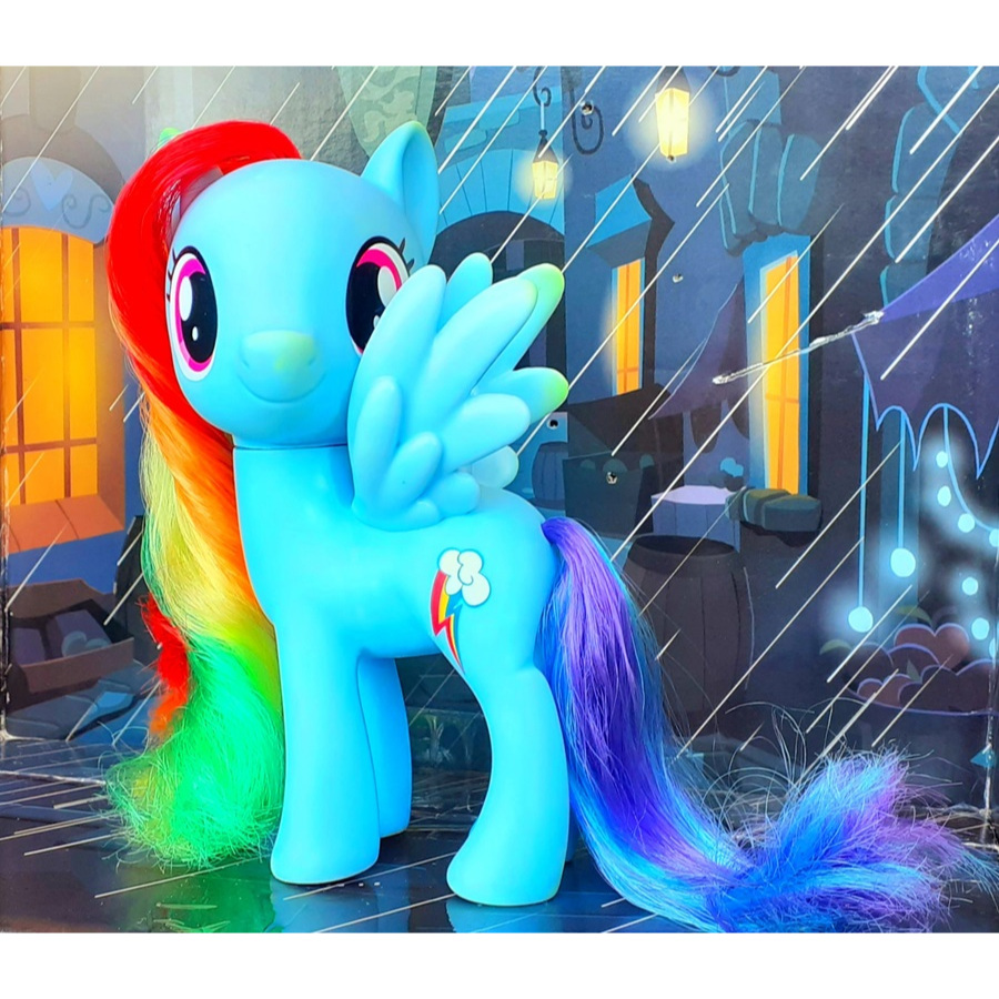 My Little Pony - Rainbow dash - Movie - 15cm - Rara - Ler - Original ...