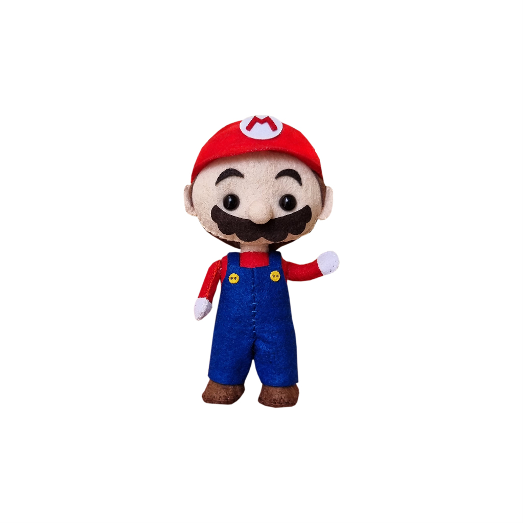 Boneco Mario Bros Pop Feltro (13 Cm) | Shopee Brasil