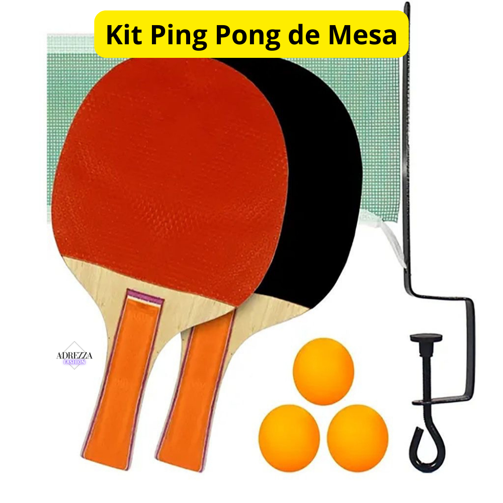 kit Raquete Ping Pong/Raquete de Ping Pong Semi Profissional | Shopee ...