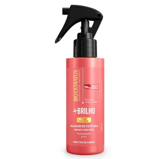 Bio Extratus Selador de Cutícula Acidificante Spray Mais +Brilho 100mL ...