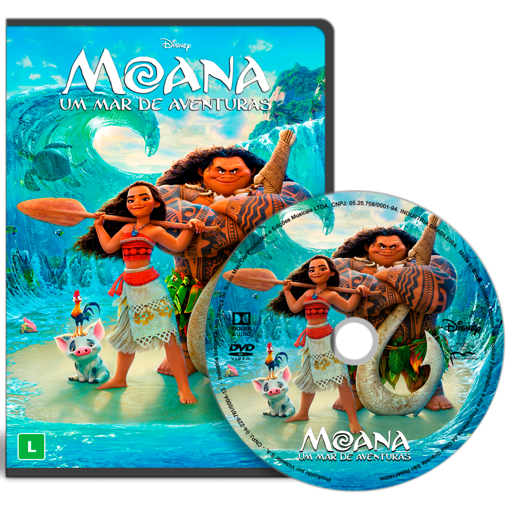 DVD - Moana | Shopee Brasil