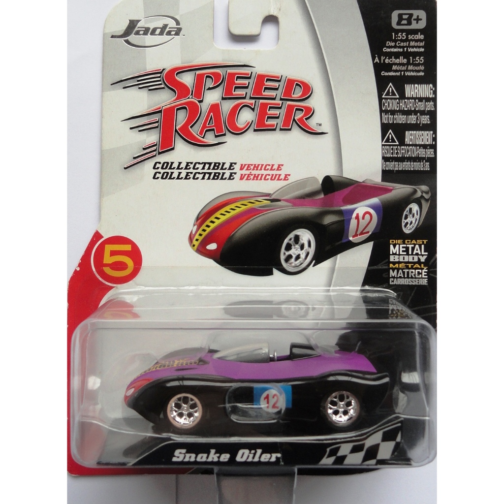 speed racer snake oiler cobra jada toys escala 1/55 metal lacrado lindo ...