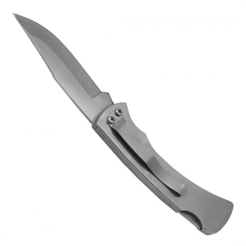 Canivete Aço Inox Super Qualidade Promoção Rápida Retratil Dobravel ...