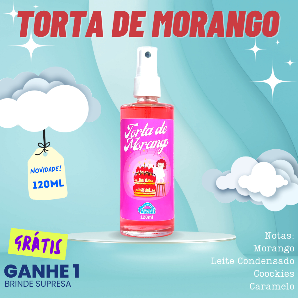 Perfume Torta de Morango - 120ml | Shopee Brasil