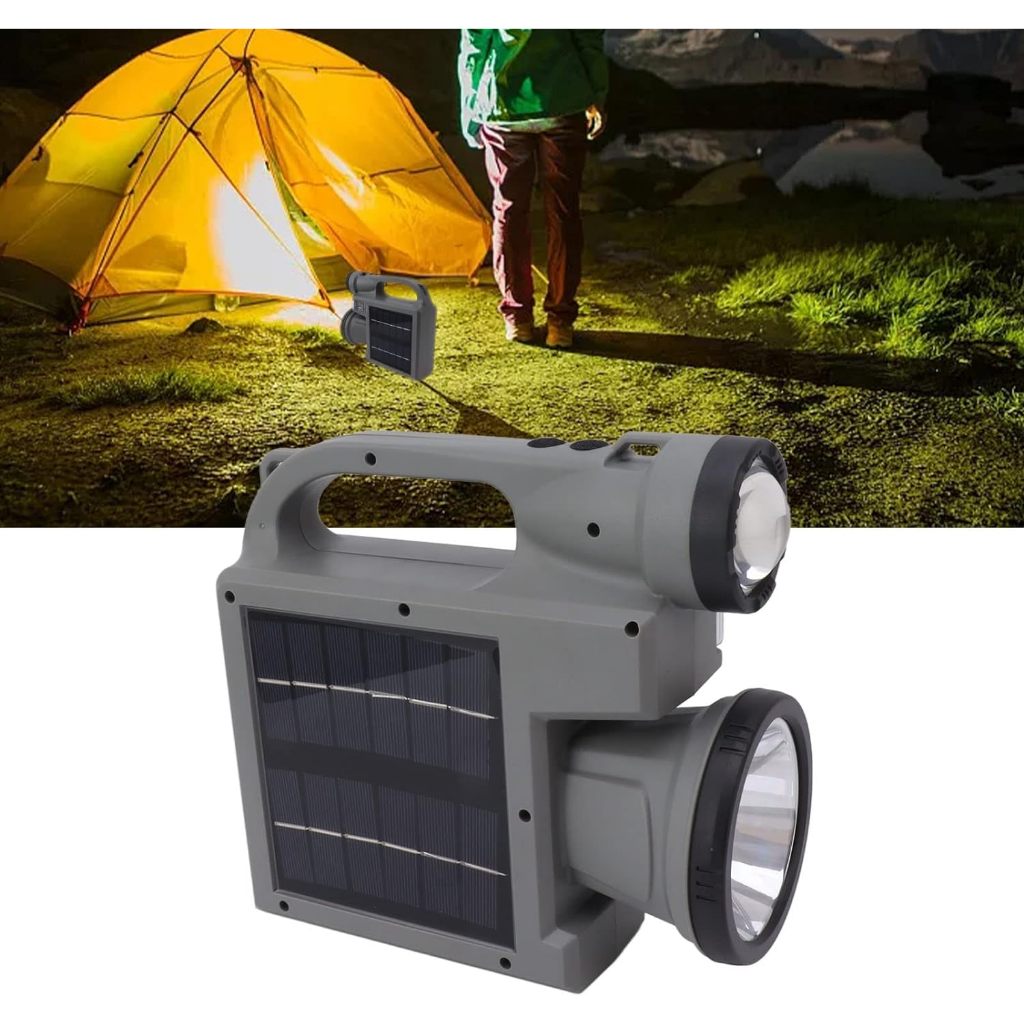 Lanterna solar 2 métodos de carregamento, 3 modos de luz, luz lateral ...