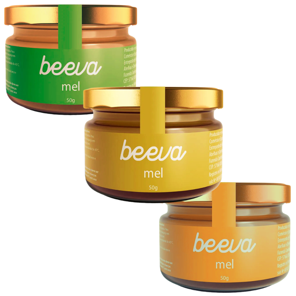 Kit 3 Mel Beeva 50g Amazonia, Mata Atlantica E Caatinga | Shopee Brasil